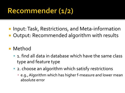Ppt Data Mining Recommender Powerpoint Presentation Free Download