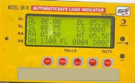 Automatic Digital Safe Load Indicator At Best Price In New Delhi S R Heavy Equipment