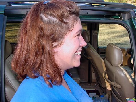 Amateur Chicks Cindy And Shirley Stepped Out Of A Minivan And Get Naked CoedCherry