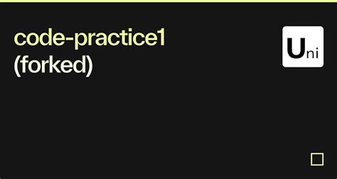 Code Practice1 Forked Codesandbox