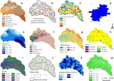Thematic Maps Used For Delineation Of Groundwater Potential Zones A Download Scientific