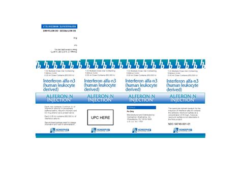 Dailymed Alferon Interferon Alfa N3 Injection