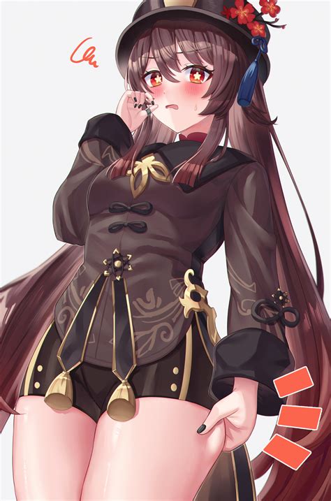 Hu Tao Genshin Impact Drawn By Mikoto Mikoto Danbooru