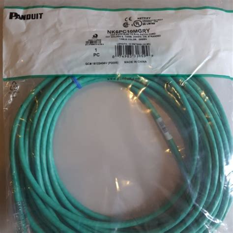 Panduit Cat6 Networking Cable Shopee Malaysia