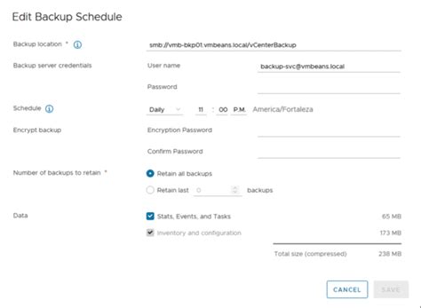 Como Configurar Backups No Vmware Vcenter Leandro Franklin