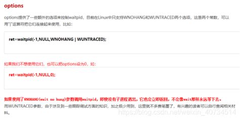 linux进程3：父进程等待（wait，waitpid）子进程退出并收集子进程退出状态，僵尸进程 wait 和 waitpid 同时监测子进程