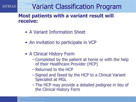 Ppt Variant Classification And Reclassification Powerpoint