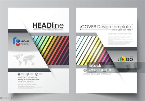 안내 책자 비즈니스 템플릿 플라이어 서식 파일 A4 크기의 벡터 레이아웃을 커버 밝은 색 사각형 직사각형 도형 형성 추상 아름 다운 배경으로 화려한 디자인 가리기에 대한