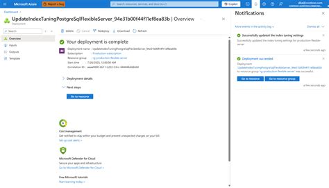 Configure Index Tuning Azure Database For Postgresql Microsoft Learn