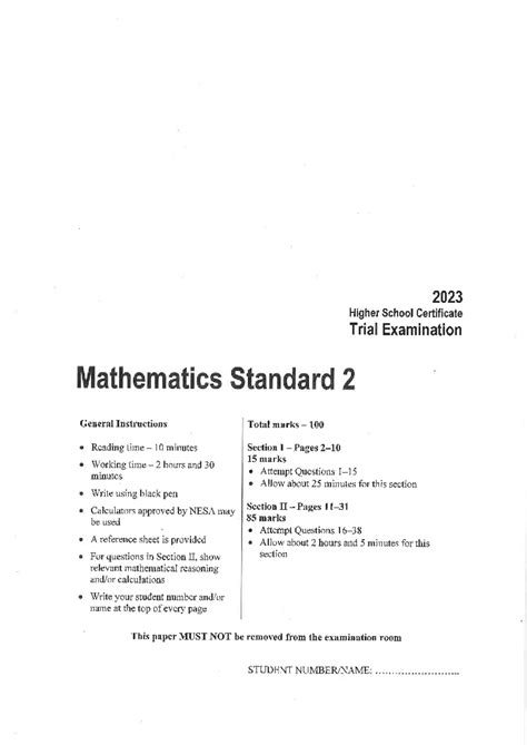 2024 Mathematics Standard 2 Trial Hsc Exam Paper Studocu 2024 Mathematics Standard 2 Trial Hsc Exam Paper Studocu