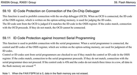 Failed To Set Id Code Forum Rx Mcu Renesas Engineering Community