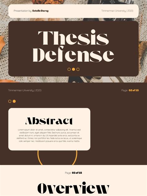 Thesis Defense Template From Canva Pdf