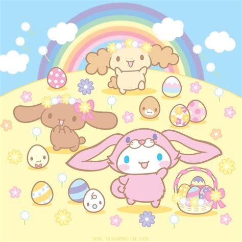 Cinnamoroll Easter Hello Kitty Hello Kitty Iphone Wallpaper Cute Cartoon Wallpapers