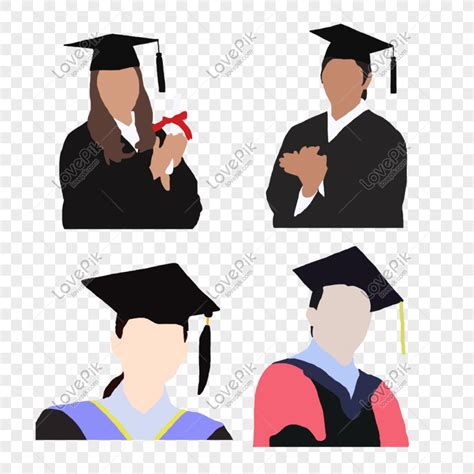 Graduating Student Free Vector Graduate Bachelors Suit Graduation