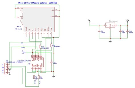 Sd Card Module Schematic Arduino Microsd Data Logging