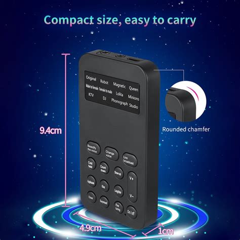 Portable Voice Converter Microphone Camouflage 4 V Grandado