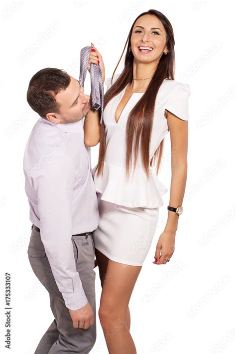 Woman Dominates Male Female Boss Berates His Subordinates Interaction In The Business Team
