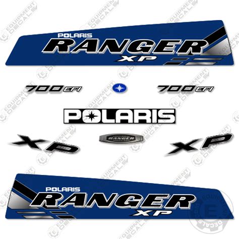 Fits Polaris Ranger 700 Xp Decal Kit Utv 2009 2011 Custom Blue Pl Rng 700 Xp 2009 2011 Blue