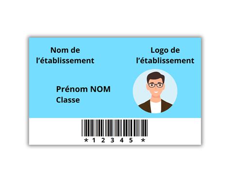 Badge Code Barres Couleur Imprimé Skolengo Badge Code Barres Couleur Imprimé Skolengo