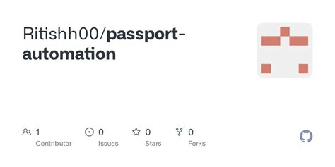 Github Ritishh00passport Automation