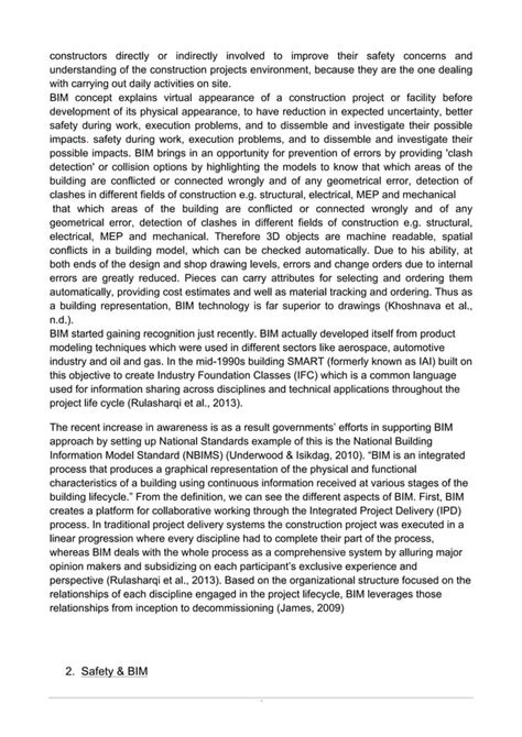 Bim And Safety Pdf