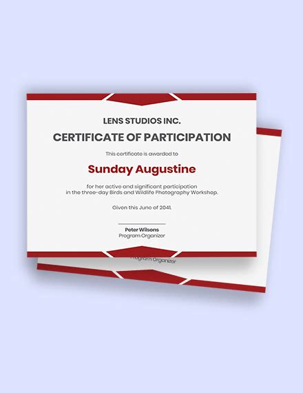 Workshop Certificate Word Templates Free Downloads Template Net