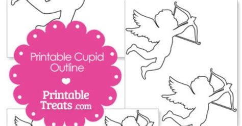 Printable Cupid Outline From Valentines Day