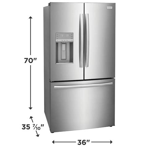 28 Cu Ft Standard Depth French Door Refrigerator With Free Additional