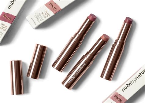 Nude By Nature Creamy Matte Lipsticks Crystalcandy Makeup Blog