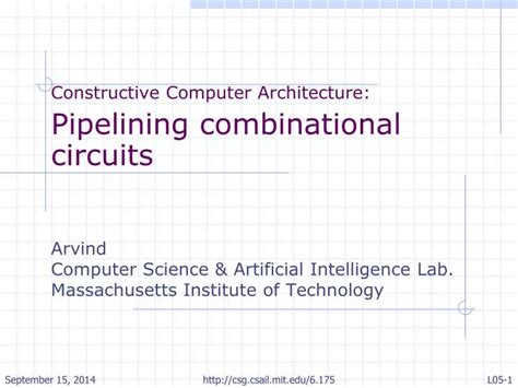 Ppt Constructive Computer Architecture Pipelining Combinational Circuits Arvind Powerpoint