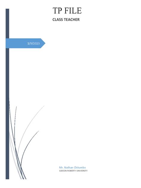 Tp File Pdf Teachers Learning