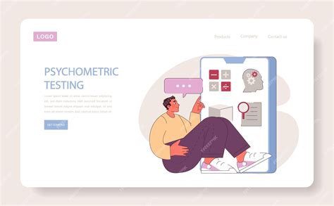 Premium Vector Psychometric Testing Concept Assessing Cognitive