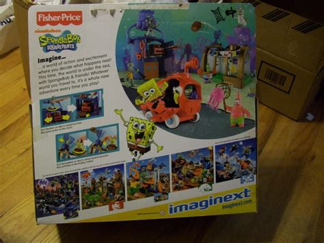 Imaginext Spongebob Krusty Krab And Chum Bucket Playset And Figures With