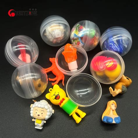 50mm Clear Toy Capsules With Toys Buy Capsule Toy Vending Machine