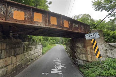 Tractor Trailer Hits Railroad Overpass In Capital District Albany