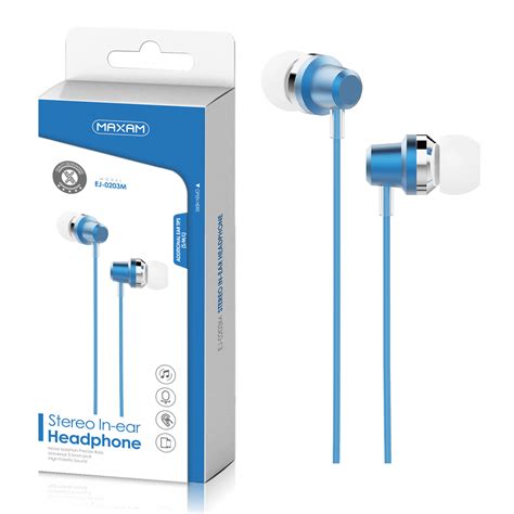 Ej 0203m Blue Mic 12m Headphone Mic Maxam