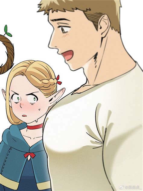 Marcille Donato And Laios Touden Dungeon Meshi Drawn By Hei Hei Hu Danbooru