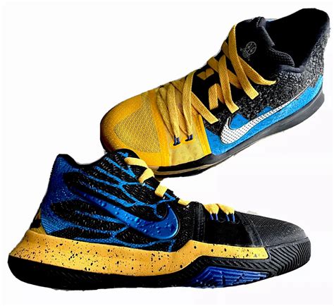 Kyrie Irving 1 Shoes Blue And Yellow