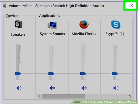 How To Adjust The Volume Of A Single Window 8 Steps