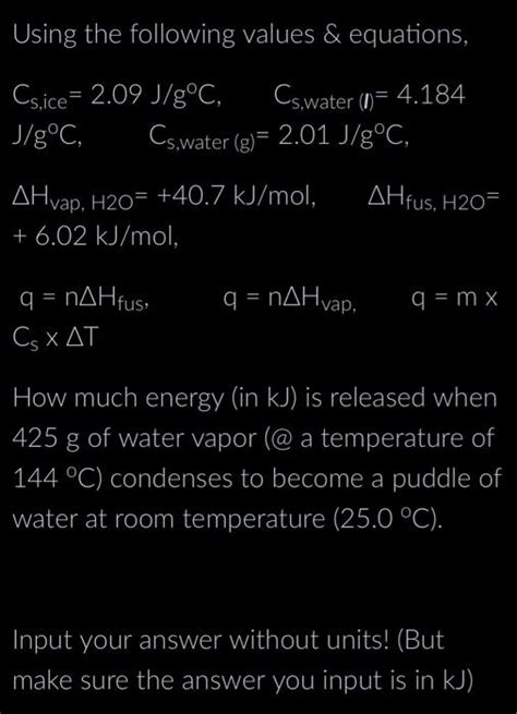 Solved Using The Following Values Equations Cs Ice Chegg