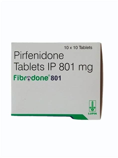 801mg Fibrodone Pirfenidone Tablets At ₹ 400strip Pirfenidone