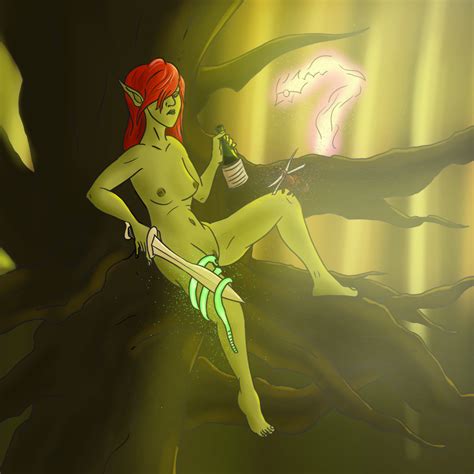 Hungover Wood Elf By Jsalt Hentai Foundry