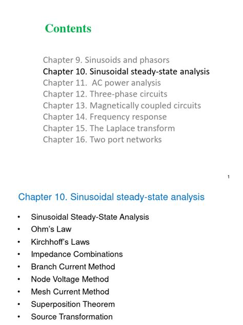 Linearcircuit2 Ch10 Steady State Part1 Pdf Electrical Impedance Electrical Network