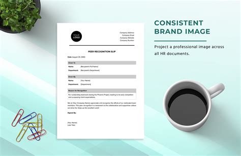Peer Recognition Slip HR Template In Word PDF Google Docs Download Template Net