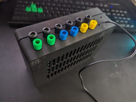 Smart Home Amp Speaker Switch Esp32 8x Relay Board Enclosure By Mick P Makerworld Download Free