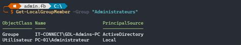 Obtenir La Liste Des Administrateurs Locaux Des Machines Active Directory