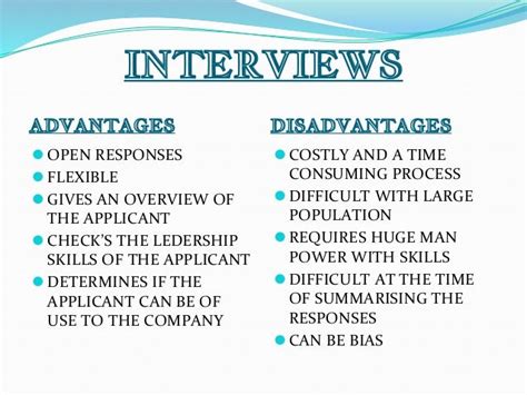 Types Of Interviews