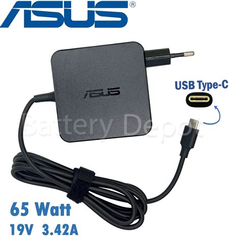 Asus Adapter ของแท Asus 20V 3 25A 65W หว Jack USB Type C สายชารจ เอซส อะแดปเตอร สายชารจ