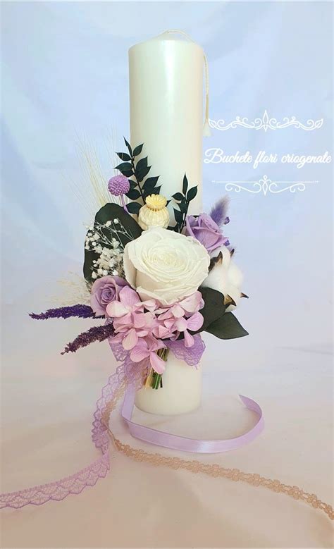 Aranjamente Realizate Din Flori Criogenate Pillar Candles Diy