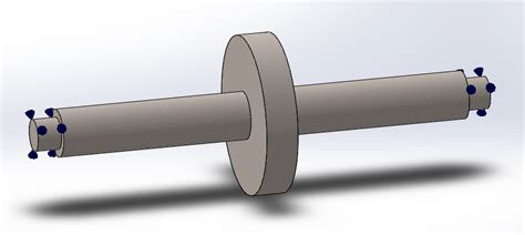 Frequency Analysis Of Rotating Shaft Using Solidworks